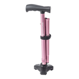 HurryCane Freedom Edition Folding Cane with T Handle, Red – Hurrycane | USA